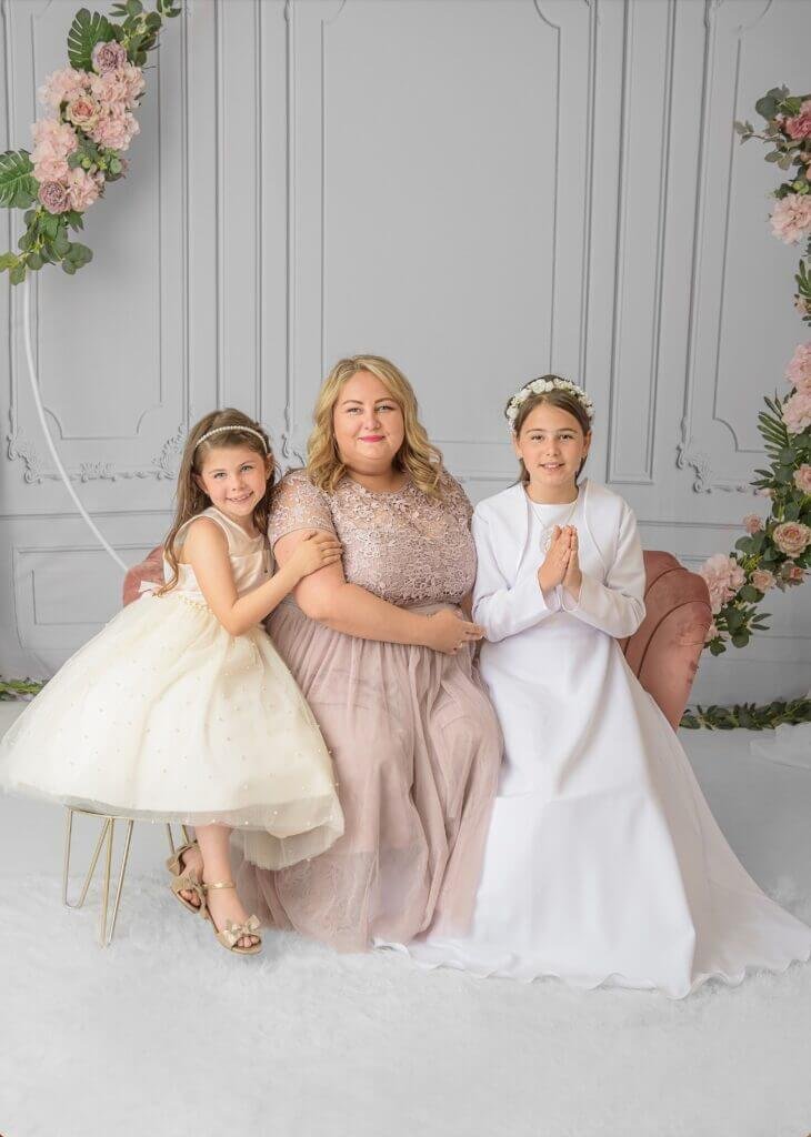 Family Studio Session for First Holy Communion Photography - Nottingham ...